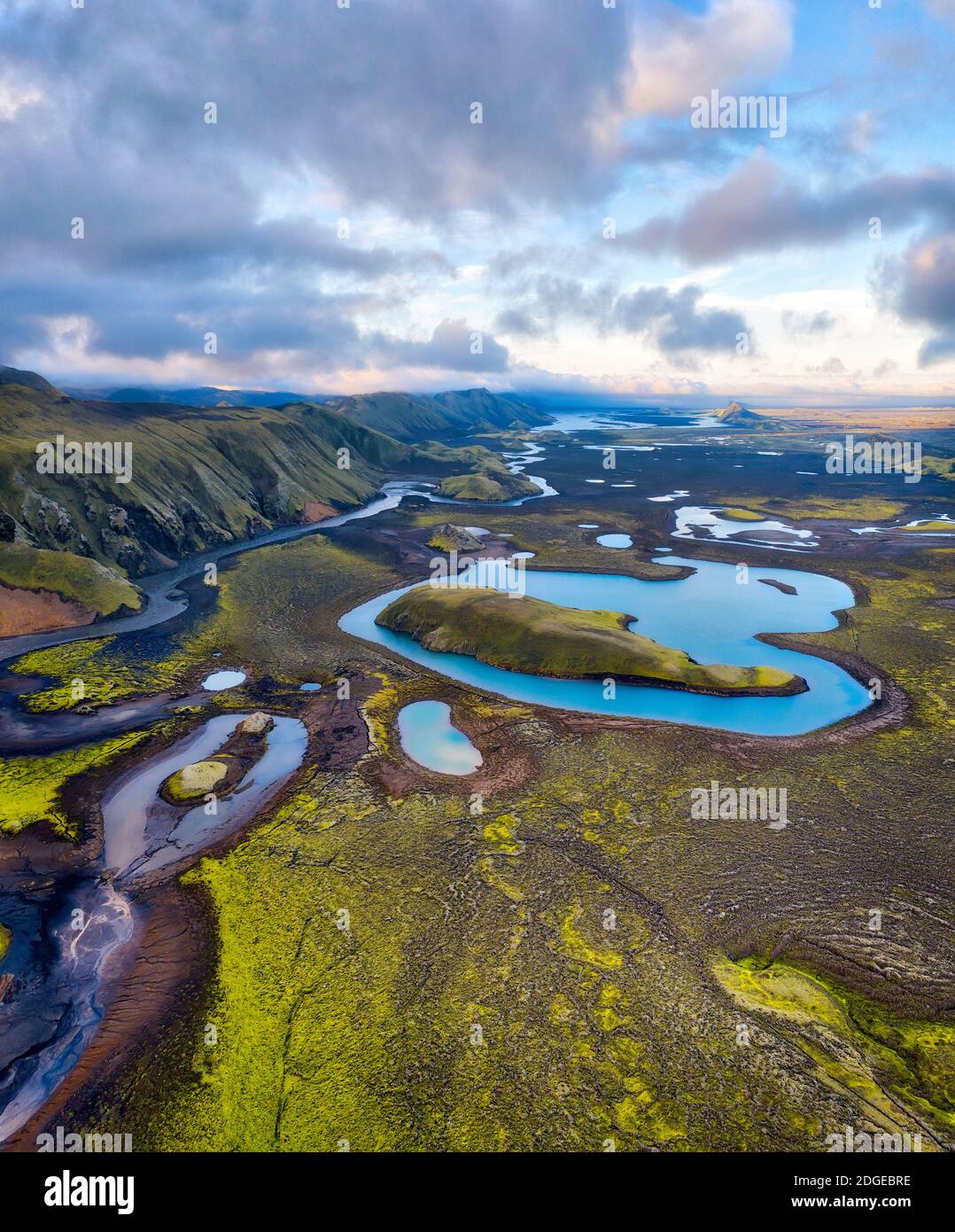 Highlands in Southern Iceland taken in August 2020, post processed ...