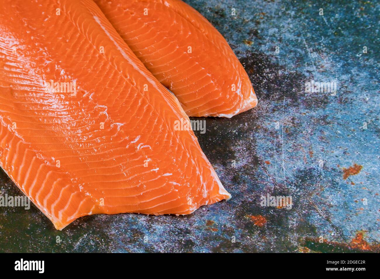 Flat lay fresh uncooked hi-res stock photography and images - Alamy