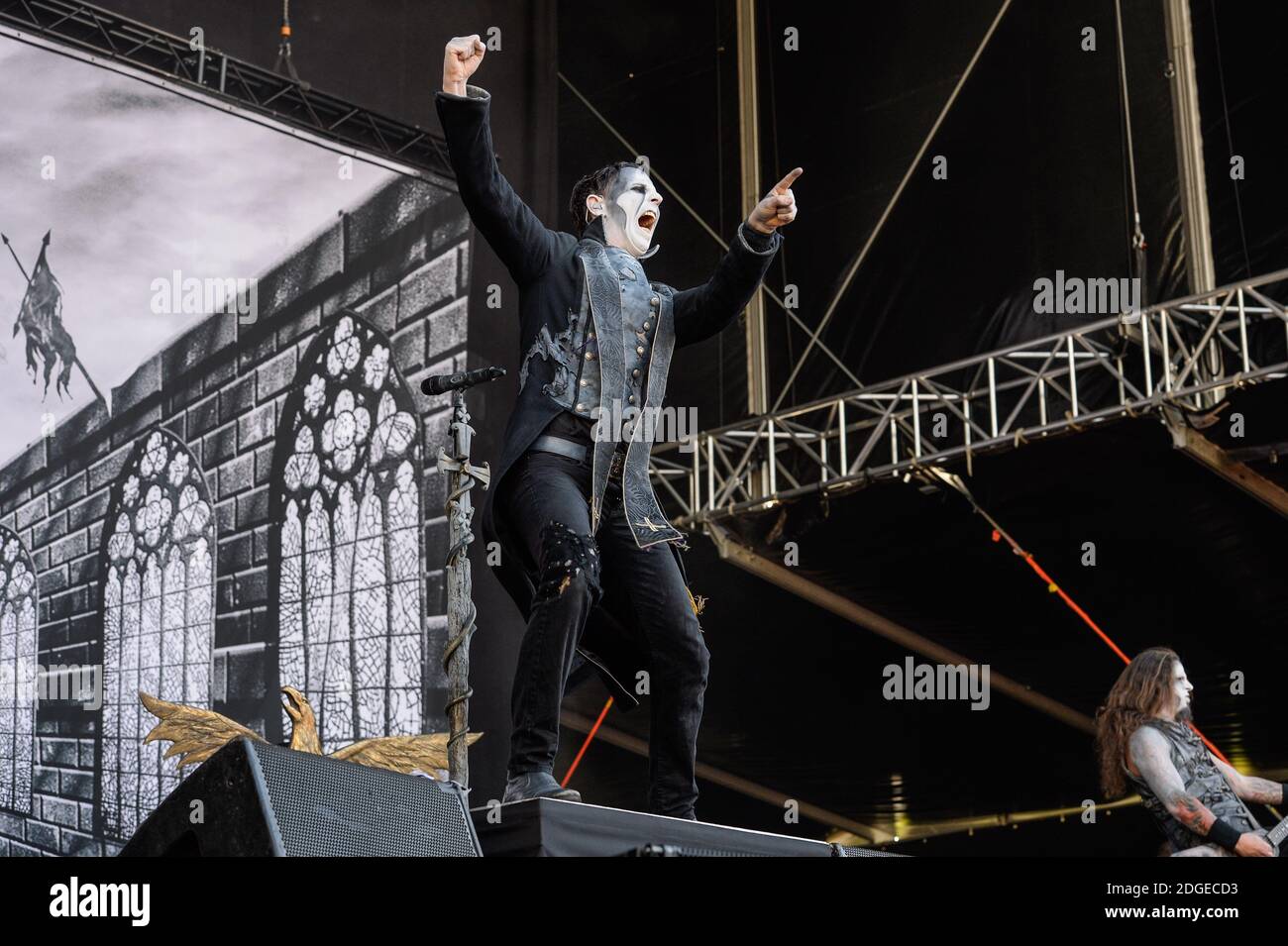 Powerwolf performing live in concert during Greenfield Festival in ...