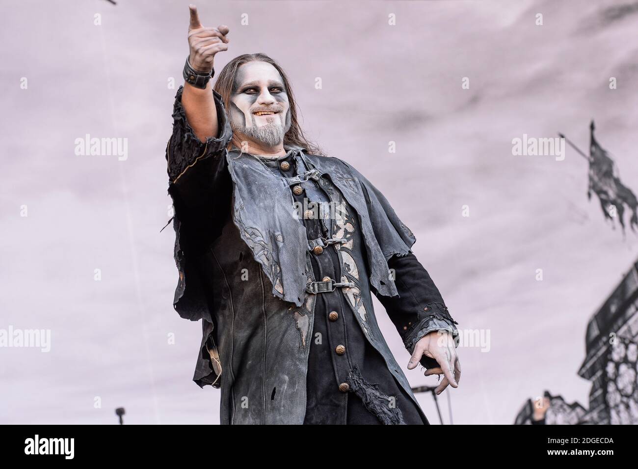 Powerwolf performing live in concert during Greenfield Festival in ...