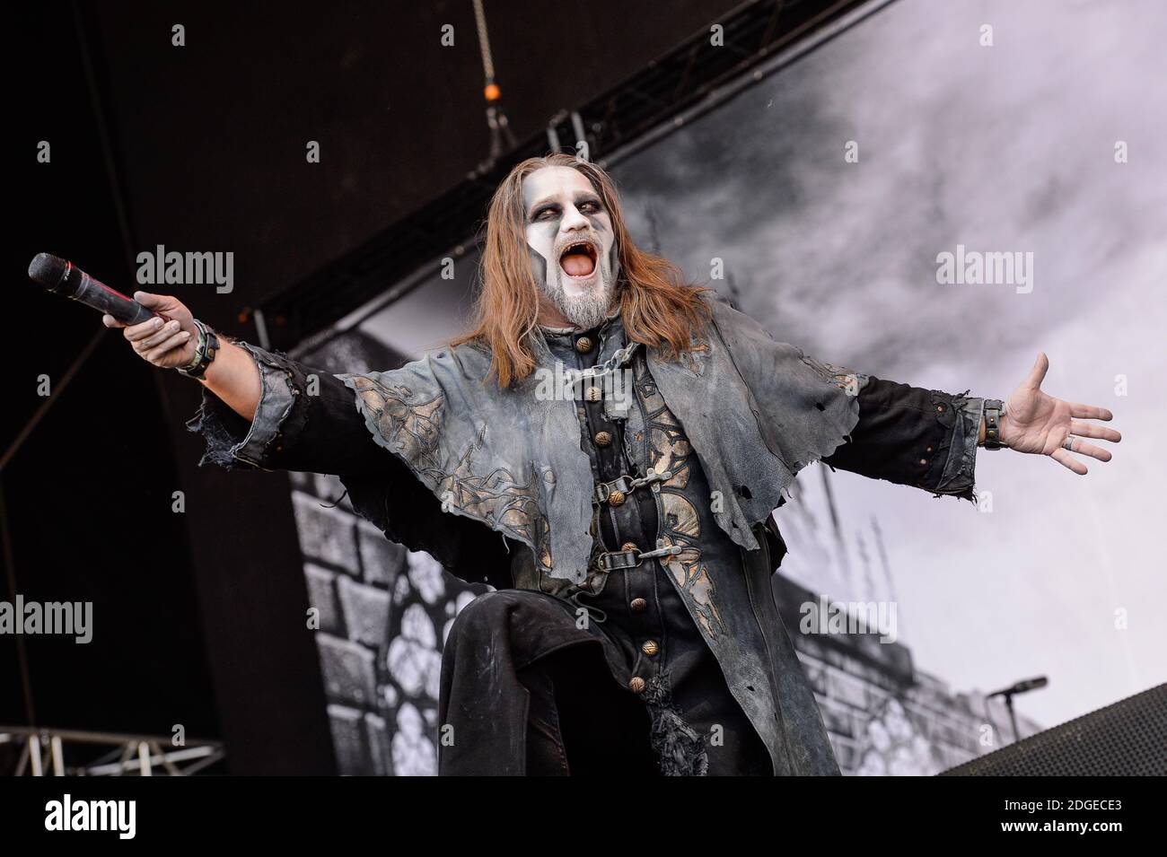 Powerwolf performing live in concert during Greenfield Festival in ...
