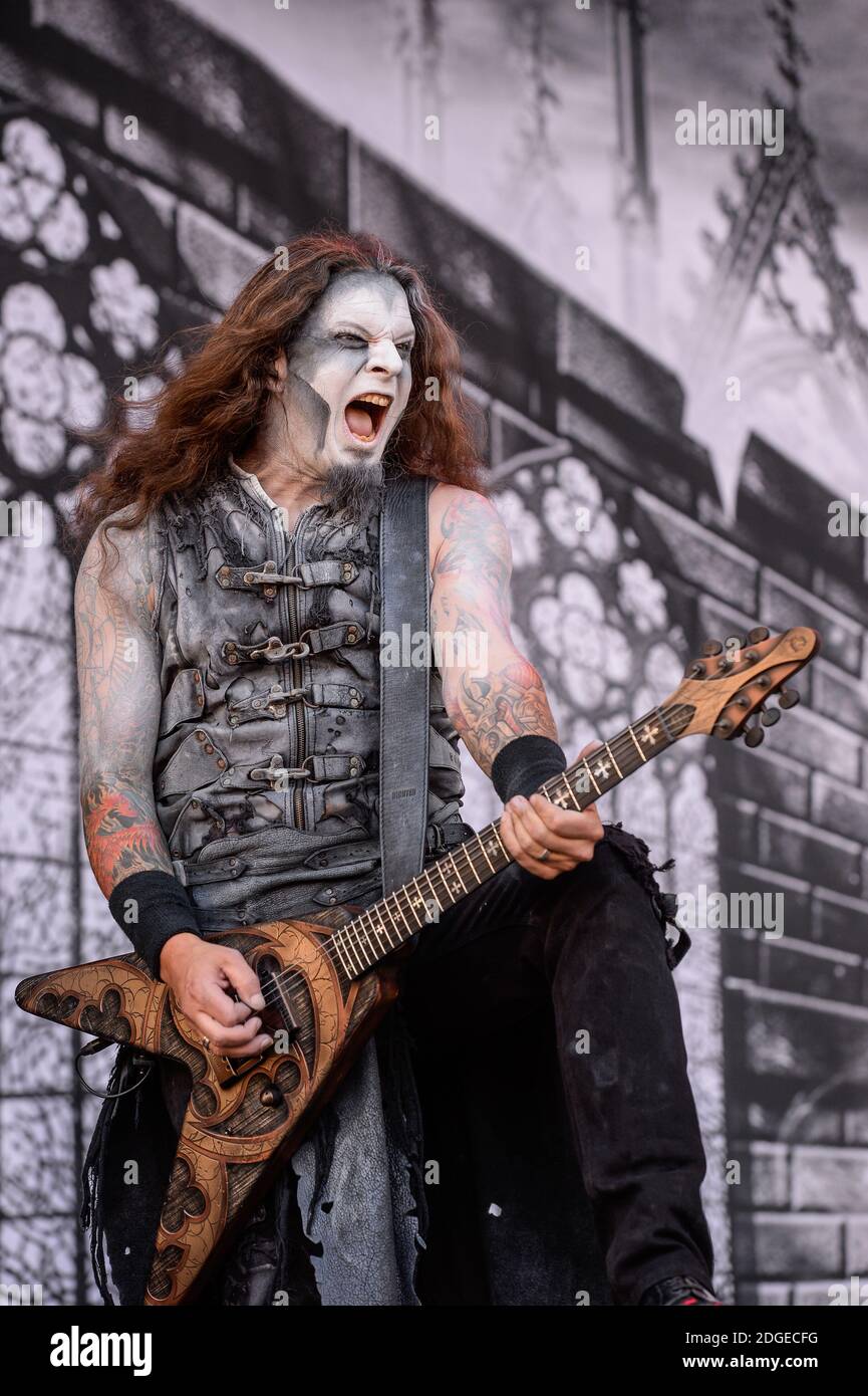 Powerwolf performing live in concert during Greenfield Festival in ...
