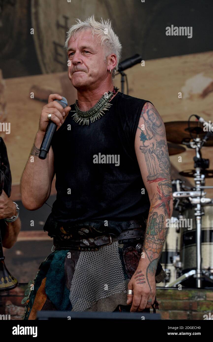 In Extremo performing live in concert during Greenfield Festival in ...