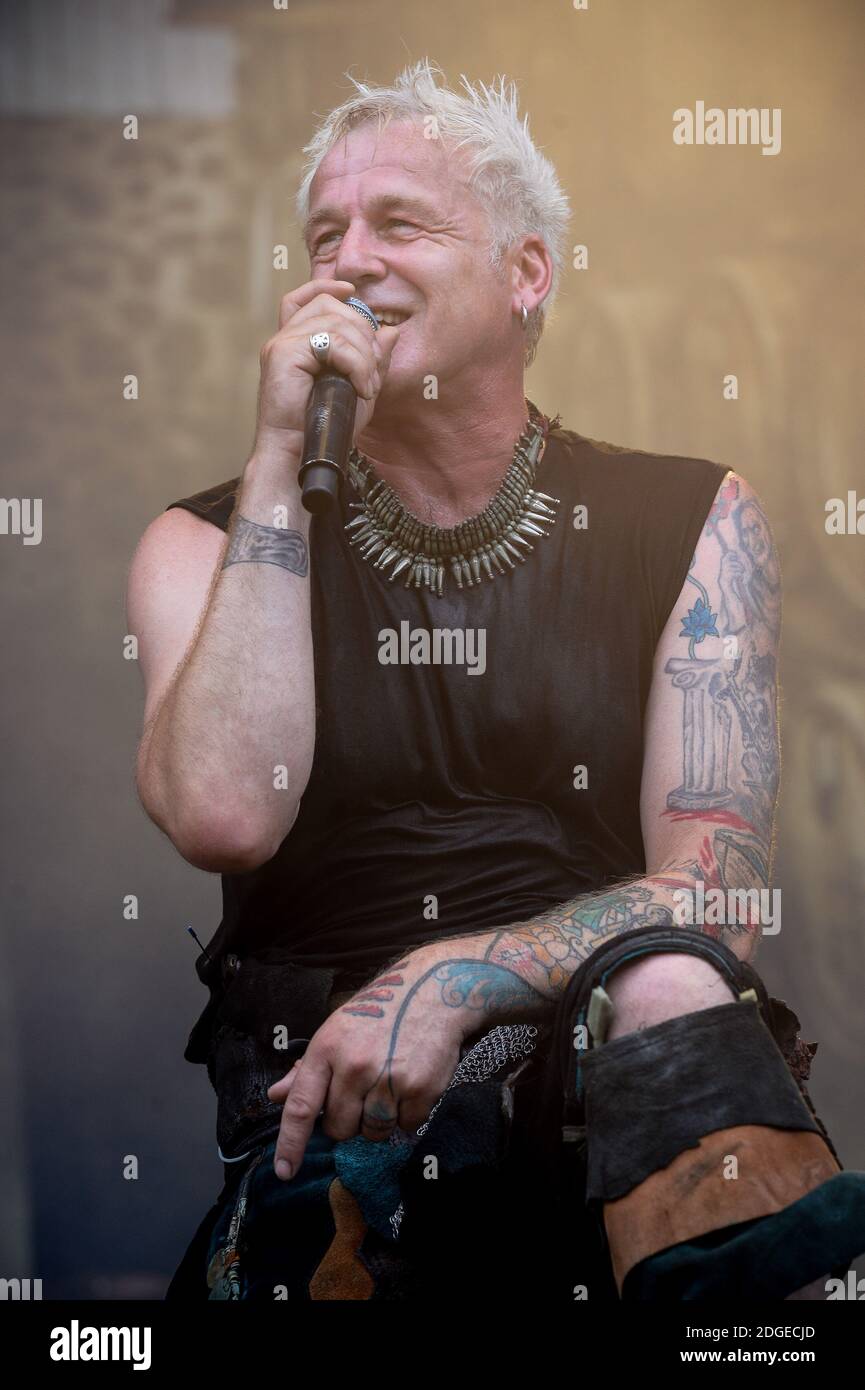 In Extremo performing live in concert during Greenfield Festival in ...