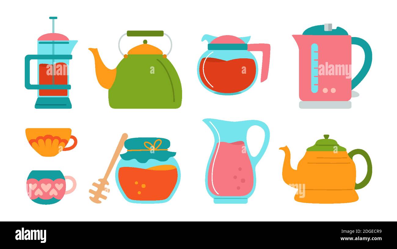 Cartoon kettle hi-res stock photography and images - Alamy