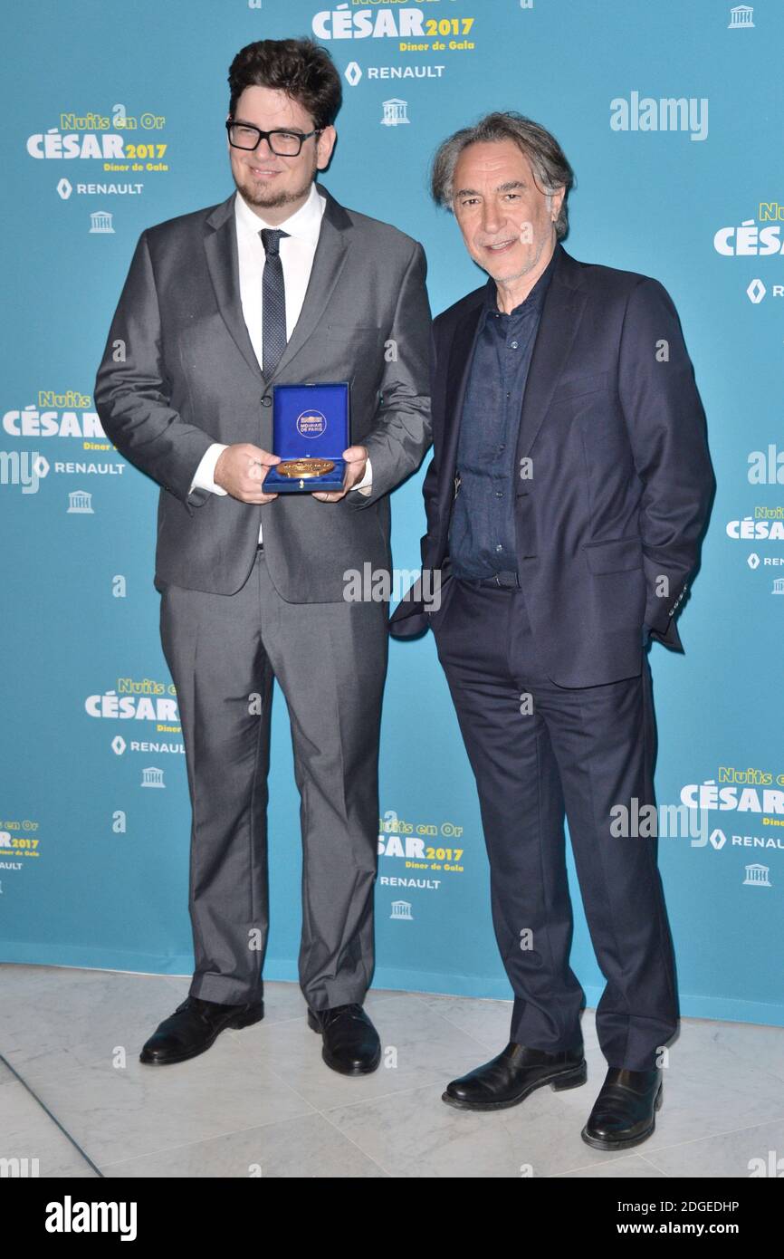 Kristof Deak and Richard Berry attending the Les Nuits en Or 2017 Gala ...