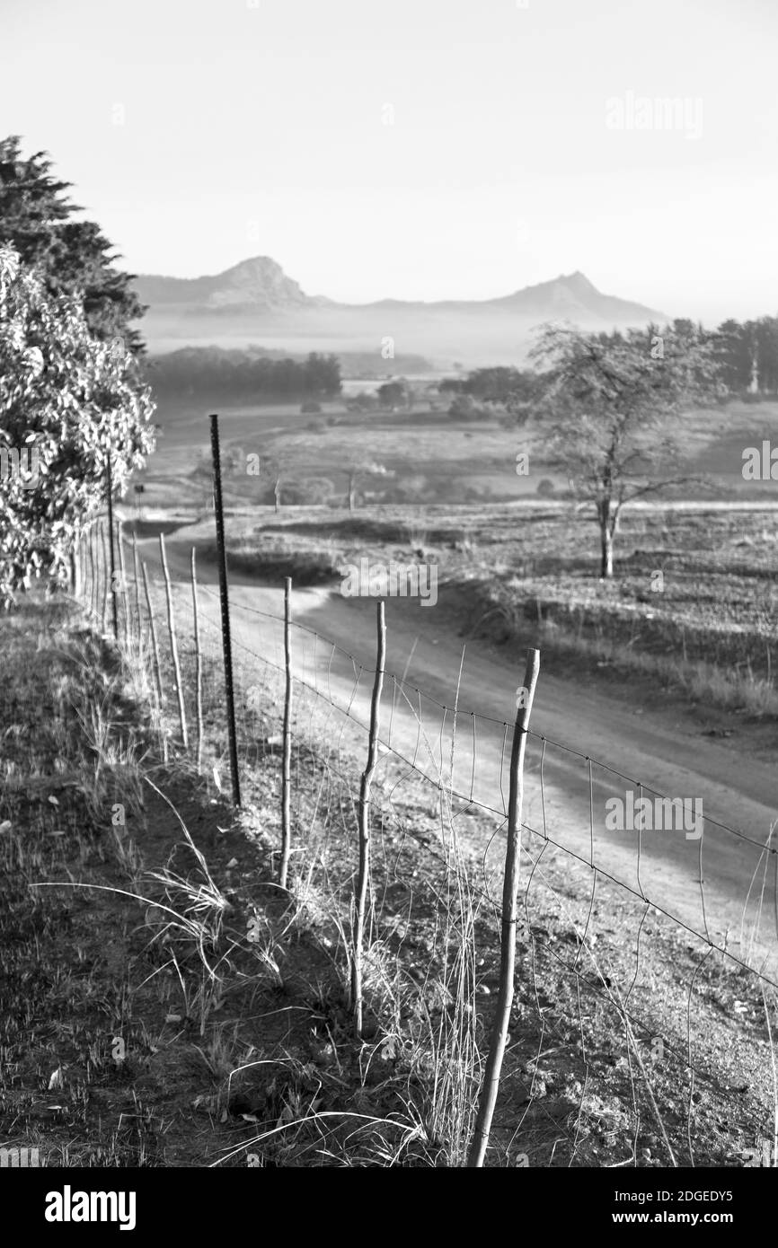 Swaziland landscape Black and White Stock Photos & Images - Alamy