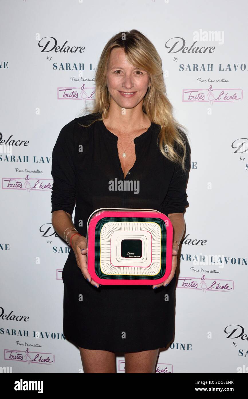 Sarah Lavoine assiste a la conference de presse Delacre by Sarah ...