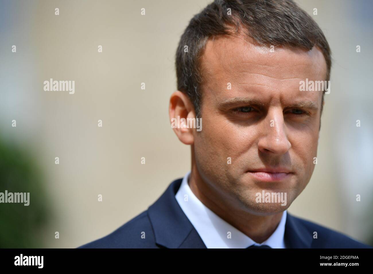 French President Emmanuel Macron receives Dutch Prime Minister Mark ...