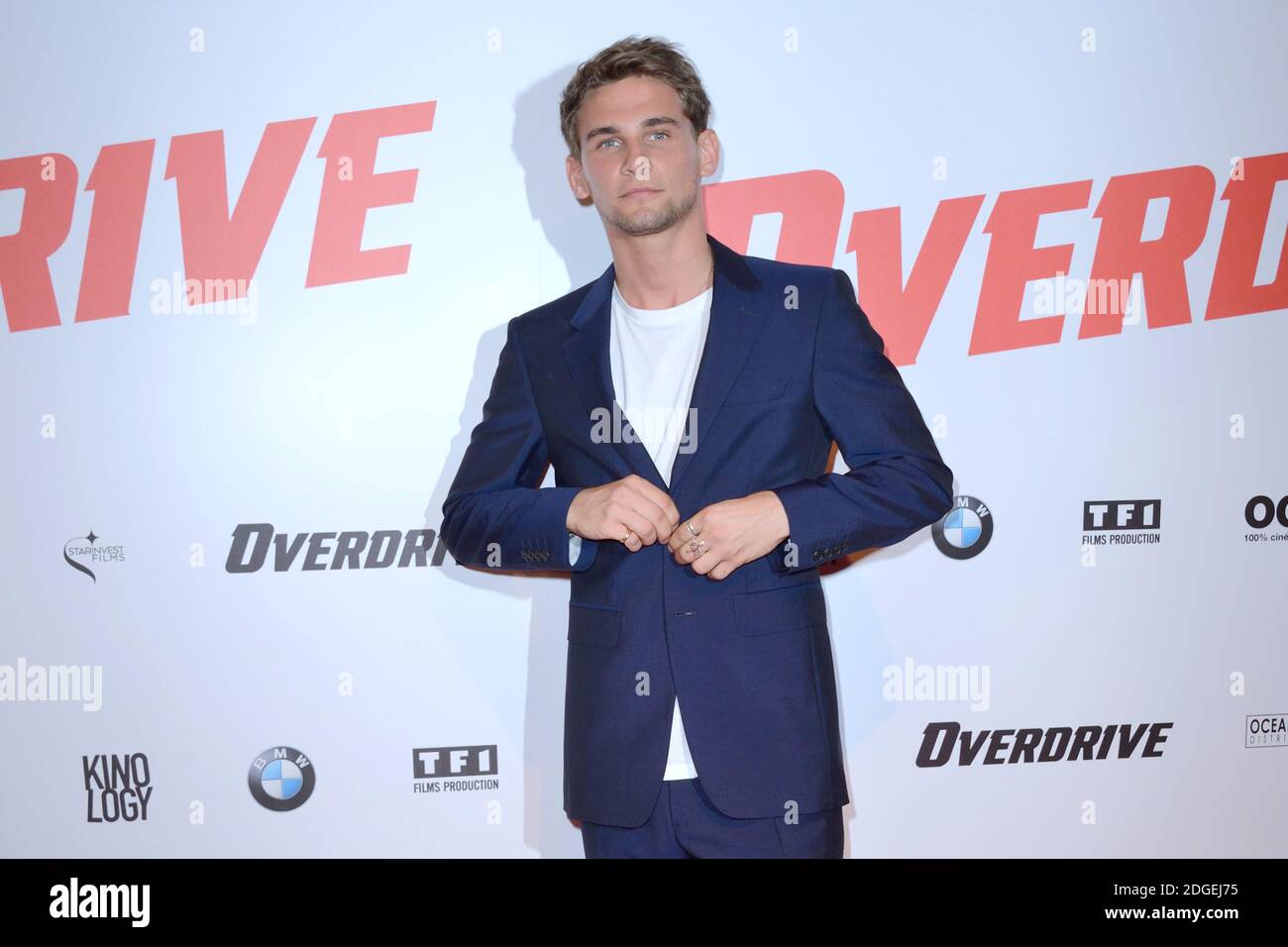 Freddie Thorp attending the Overdrive Premiere at the Gaumont Capucines ...