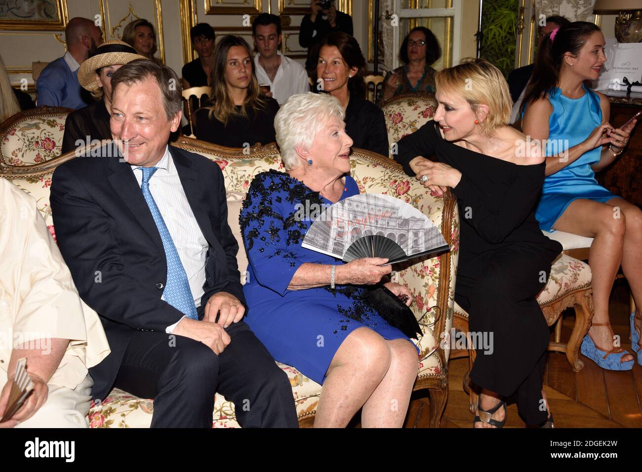 Jeanne Mas, Ambassador of Belgium in France Vincent Mertens de Wilmars ...
