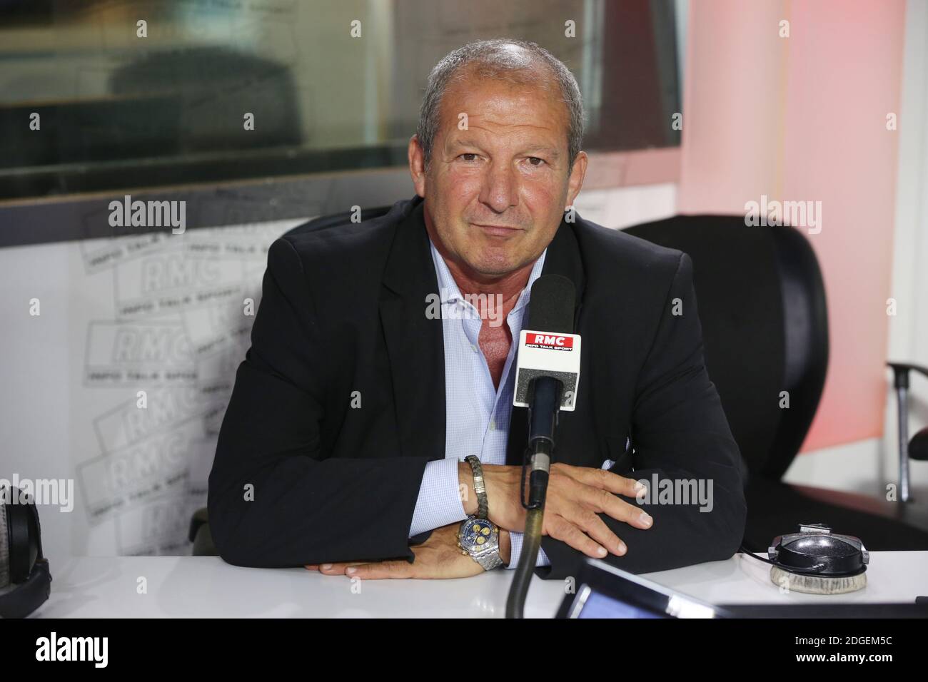 Exclusive - Rolland Courbis at the 'Manu and Coach' sport talk show on ...