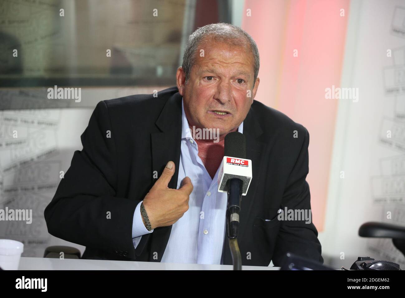 Exclusive - Rolland Courbis at the 'Manu and Coach' sport talk show on ...