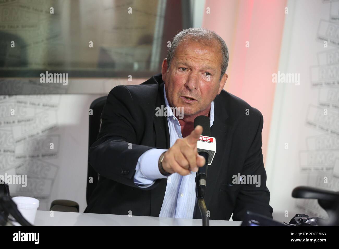 Exclusive - Rolland Courbis at the 'Manu and Coach' sport talk show on ...