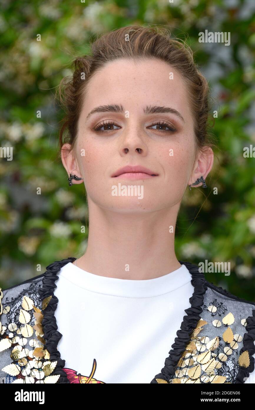 Emma Watson attending a photocall at the Bristol Hotel in Paris, France ...
