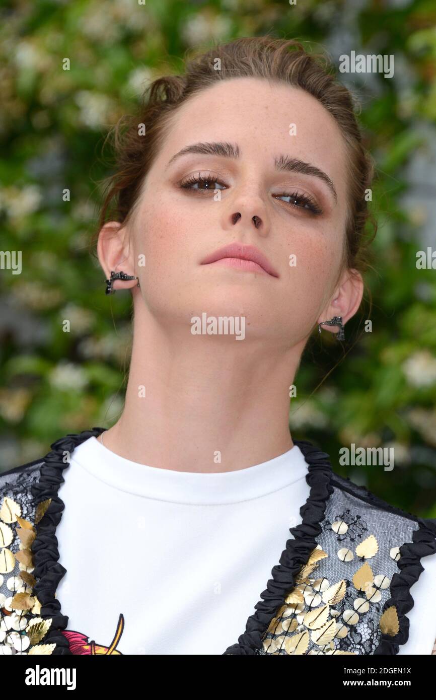 Emma Watson attending a photocall at the Bristol Hotel in Paris, France ...