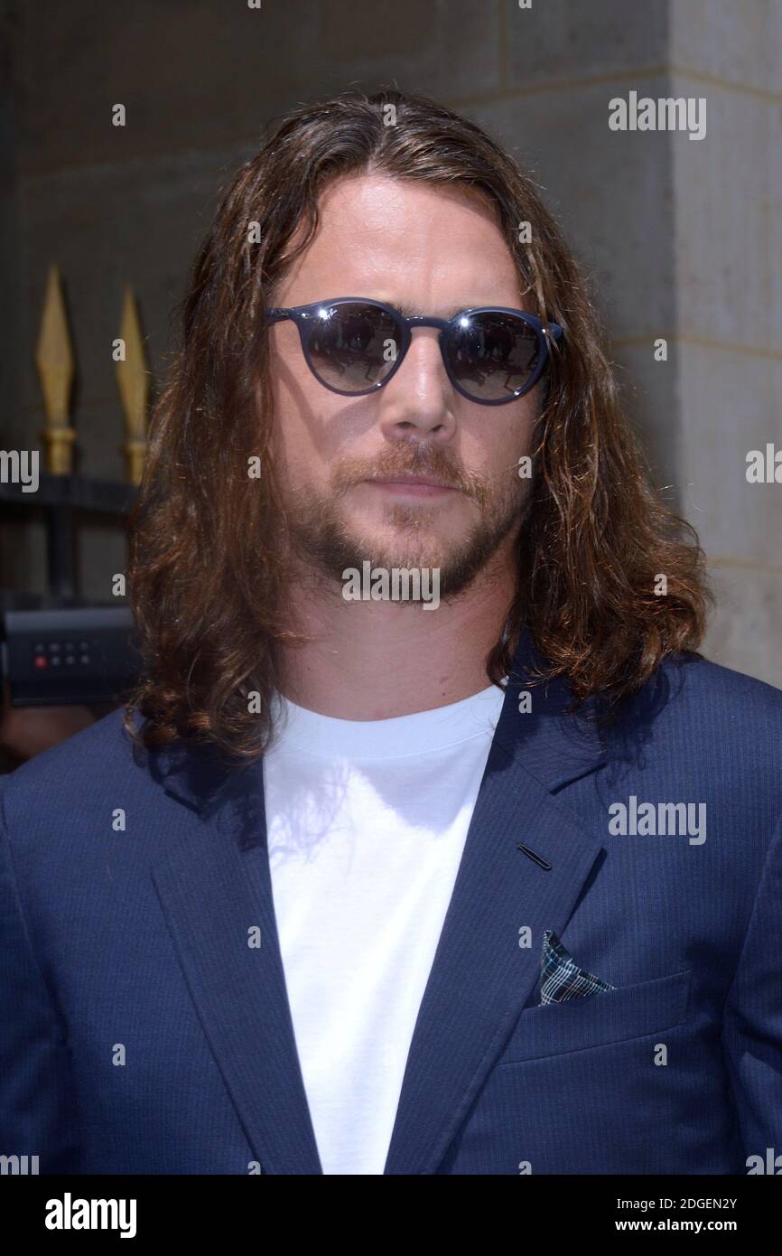 Ben Robson arriving at the Louis Vuitton show during the Paris Men’s ...