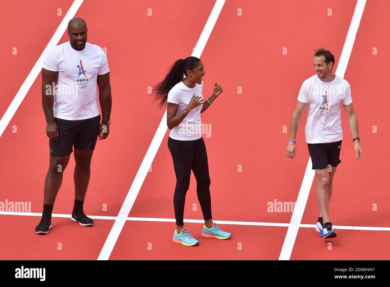 Teddy Rinner, Marie-Jose Perec and Renaud Lavillenie attend events to ...