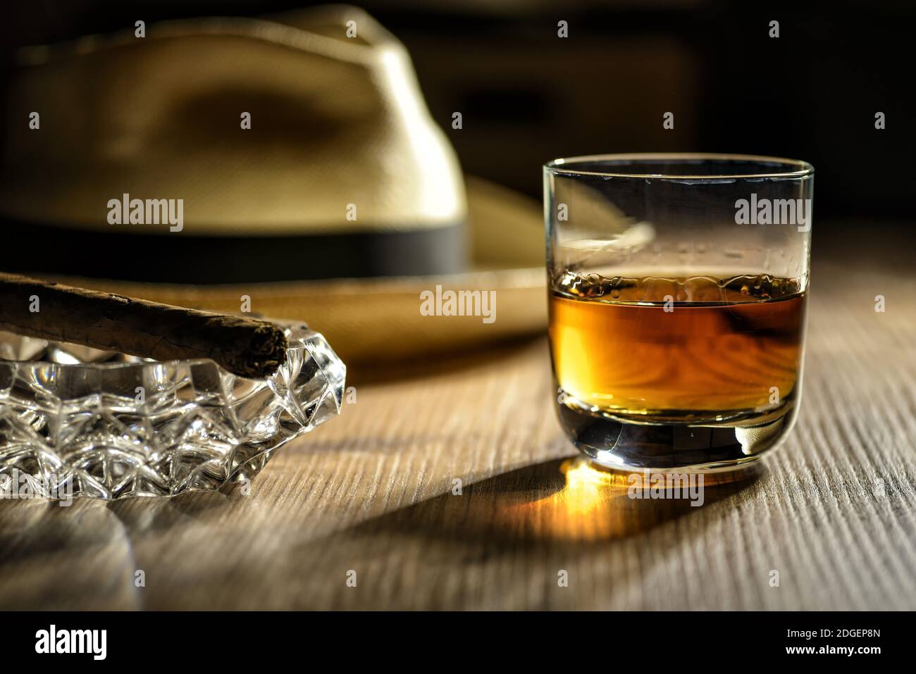 Glas of rum in a bar in Cuba Stock Photo - Alamy