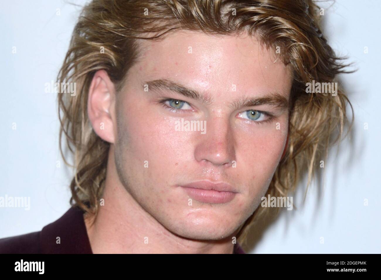 Jordan Barrett attending the Balmain show during the Paris Men’s ...