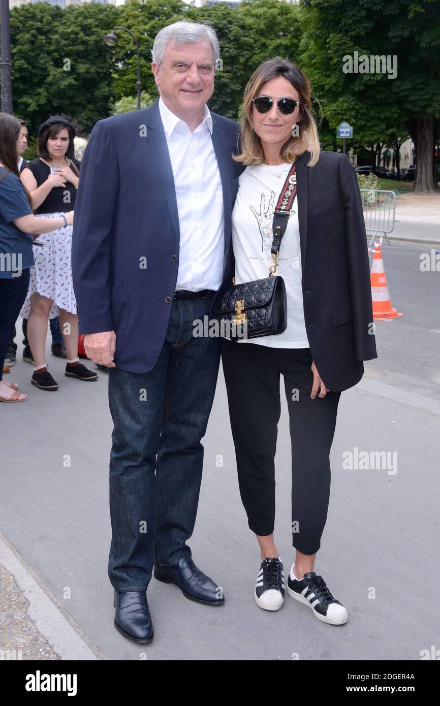 Sidney Toledano and his wife Katia Toledano attending the Dior Homme ...