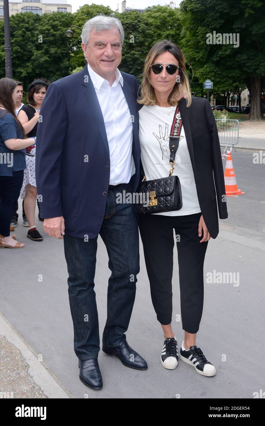 Sidney Toledano and his wife Katia Toledano attending the Dior Homme ...