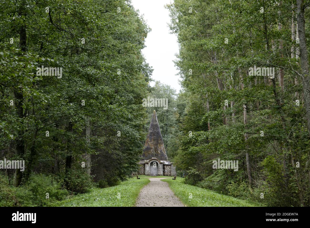 Pyramid of Rapa in Poland Stock Photo - Alamy