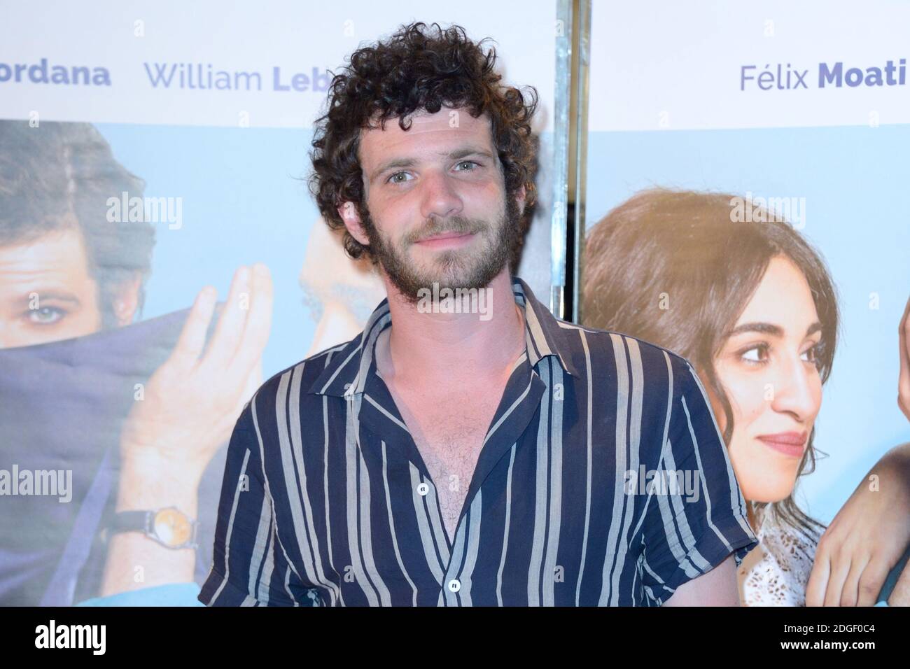 Felix Moati assistent a la premiere du flm Cherchez la Femme a l'UGC ...