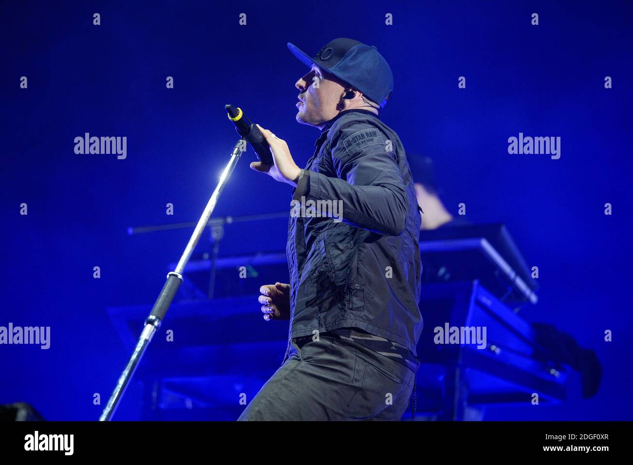 Linkin Park performing live on stage during Southside Festival in ...