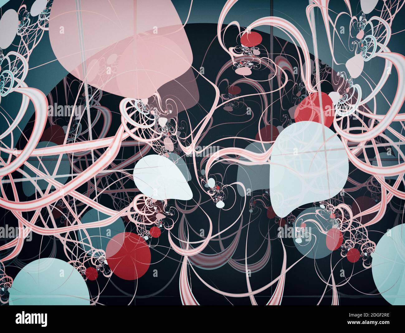 Fancy bright abstract pattern with oval shapes Stock Photo - Alamy