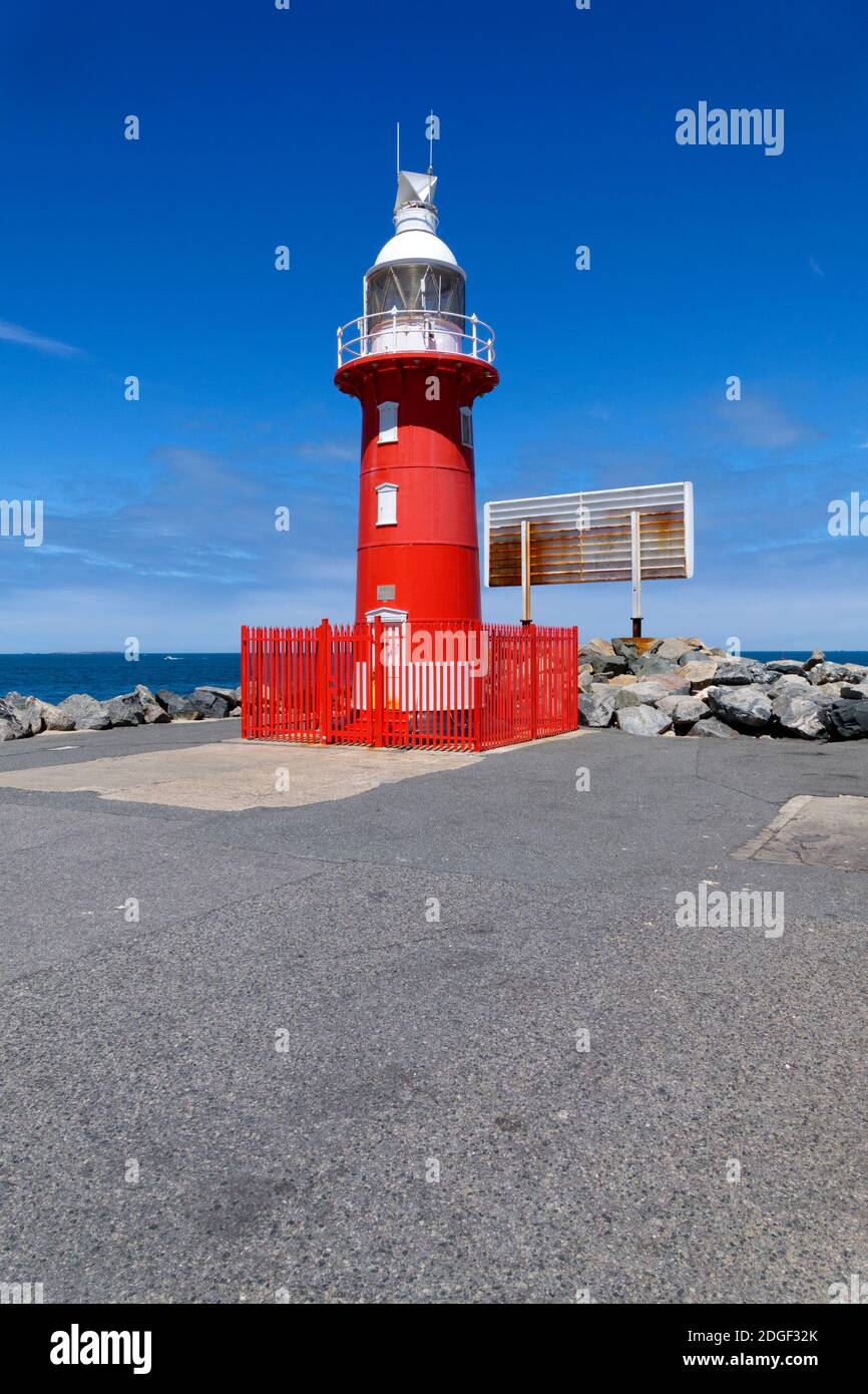 North mole light house is a small fully automated beacon, Fremantle ...
