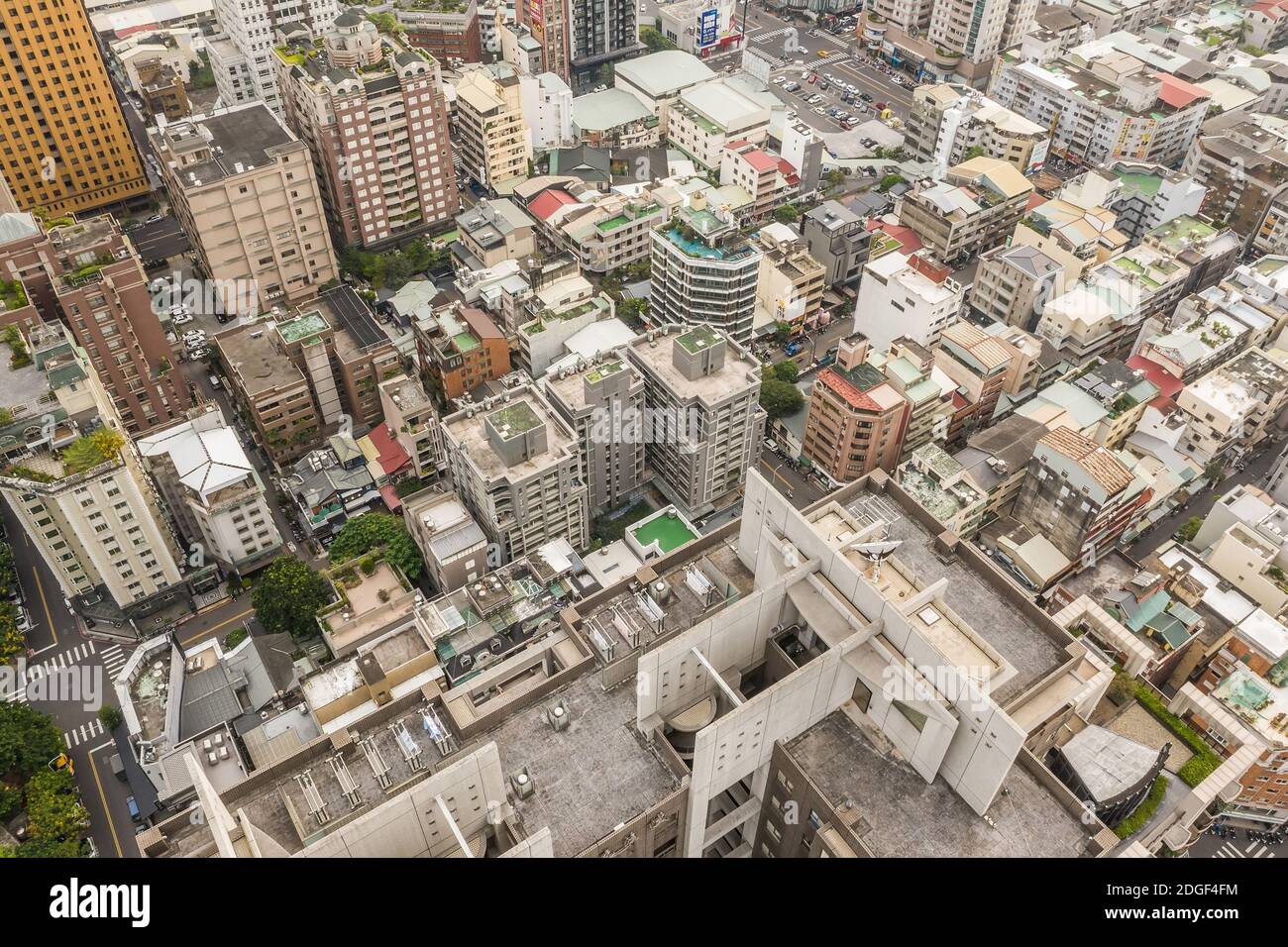 Cityscape of Taichung city with skyscrapers Stock Photo - Alamy