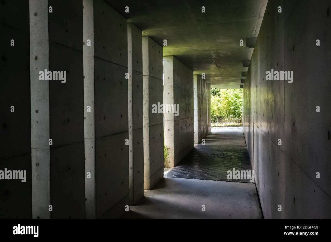 Modern corridor architecture in Yuhsiu Museum Art Stock Photo - Alamy