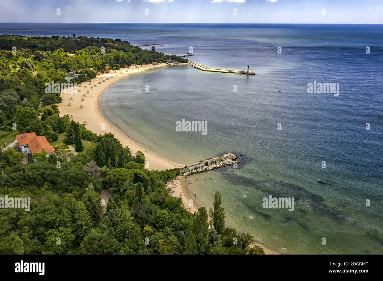 The bay and beach Stock Photo - Alamy