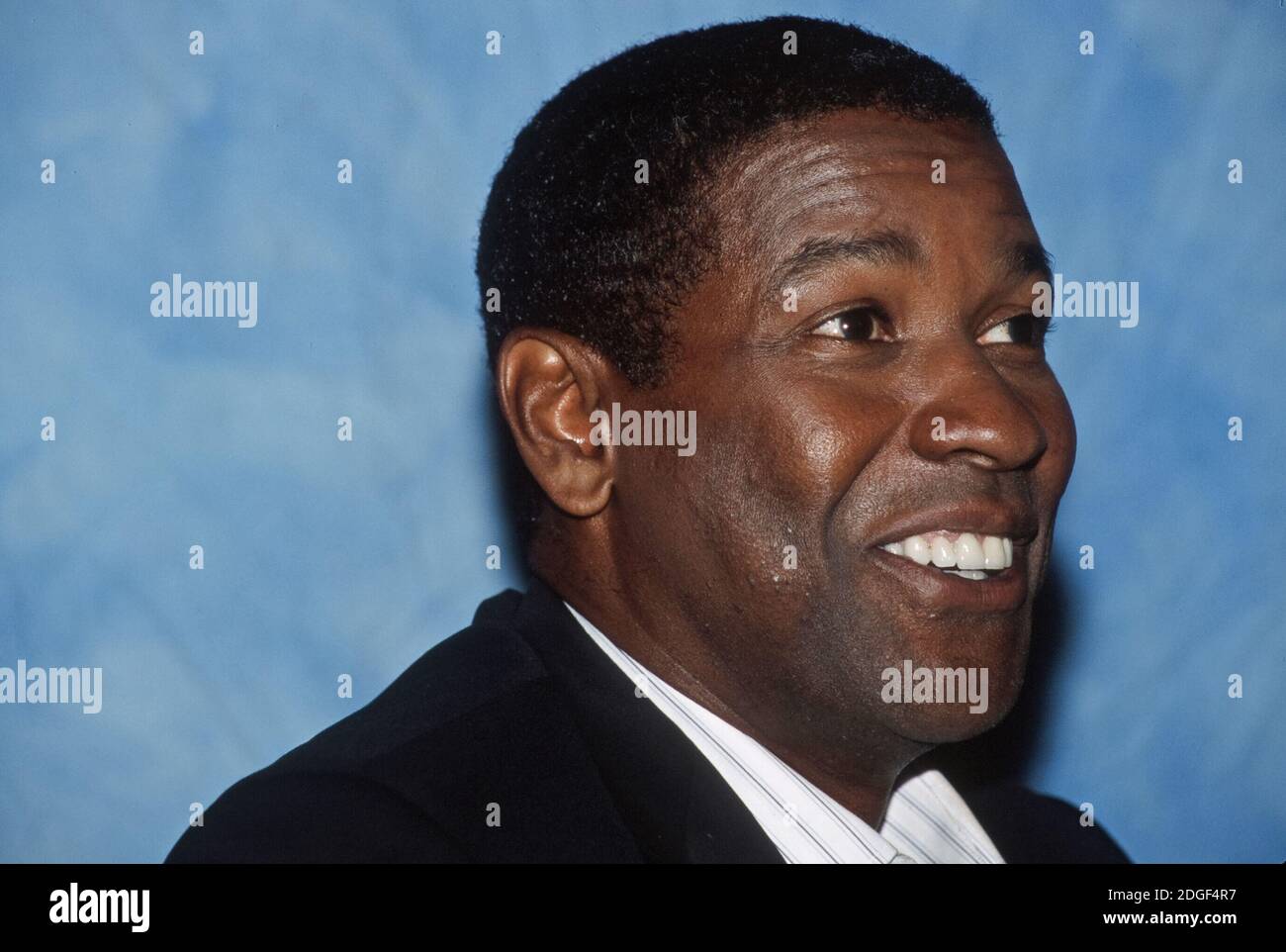 Denzel Washington at the "Man on Fire" Press Event, April 17th, 2004 ...