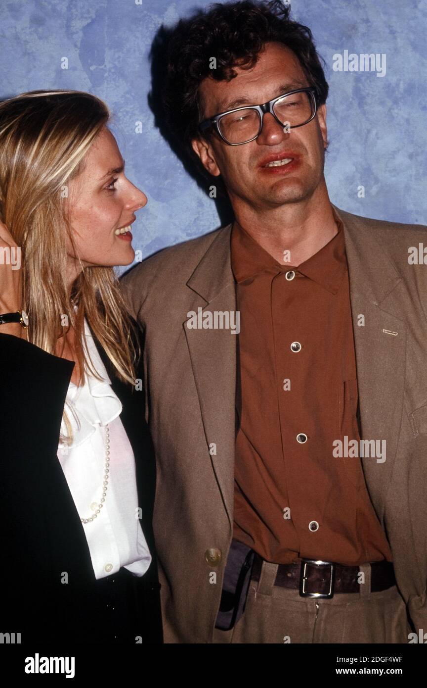 Nastassja Kinski And Director Wim Wenders At The Far Away So Close Press Event 1993 File