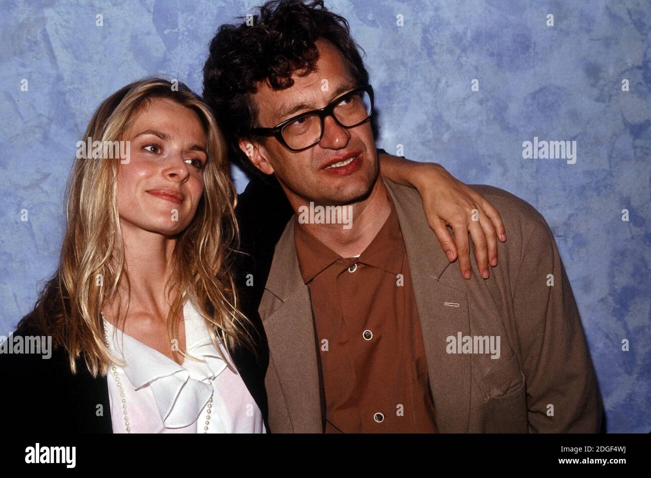 Nastassja Kinski And Director Wim Wenders At The Far Away So Close Press Event 1993 File