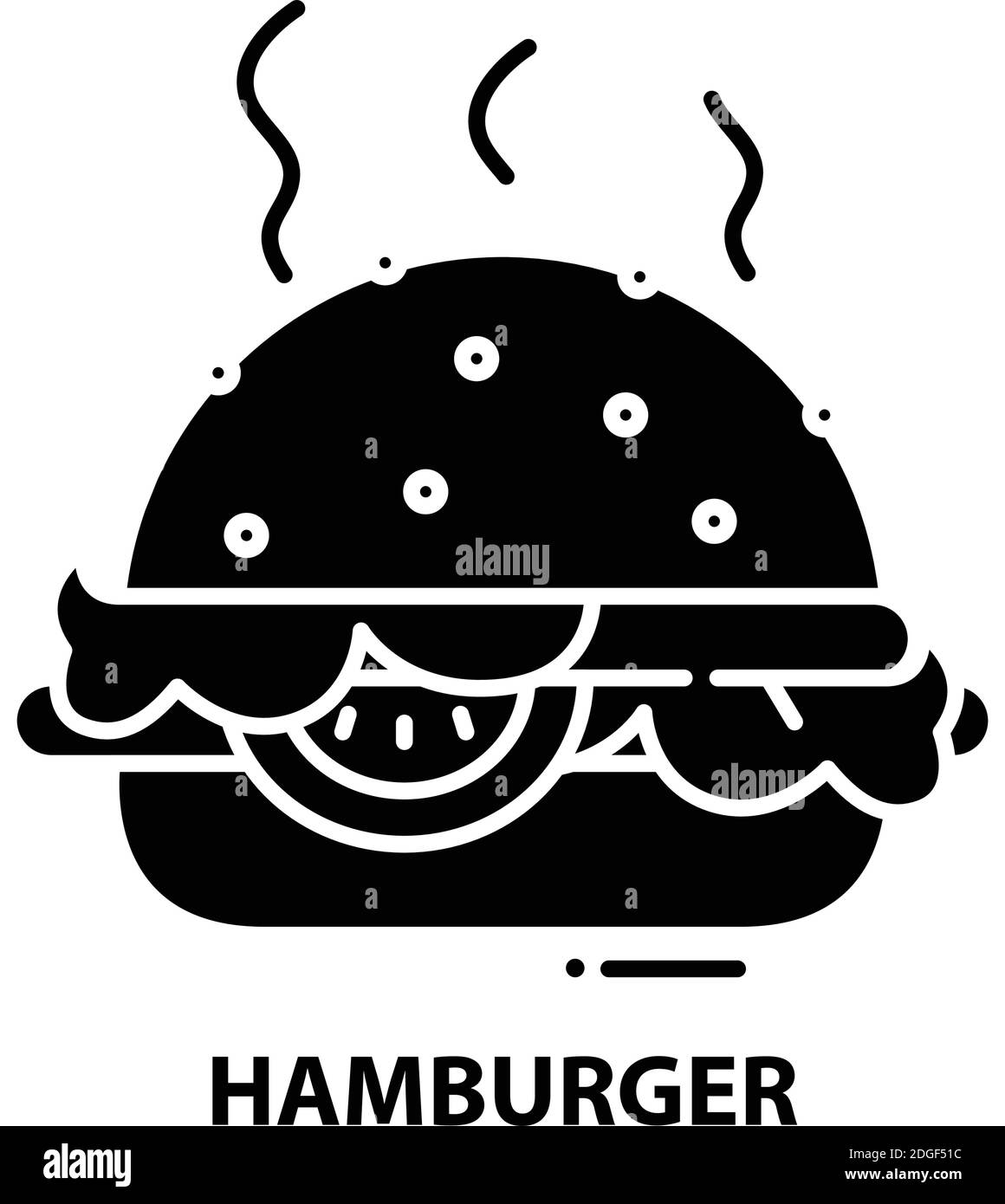 hamburger icon, black vector sign with editable strokes, concept ...