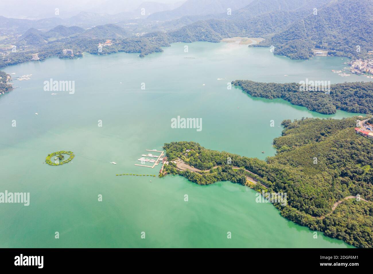 Aerial view of famous Sun Moon Lake landscape Stock Photo - Alamy
