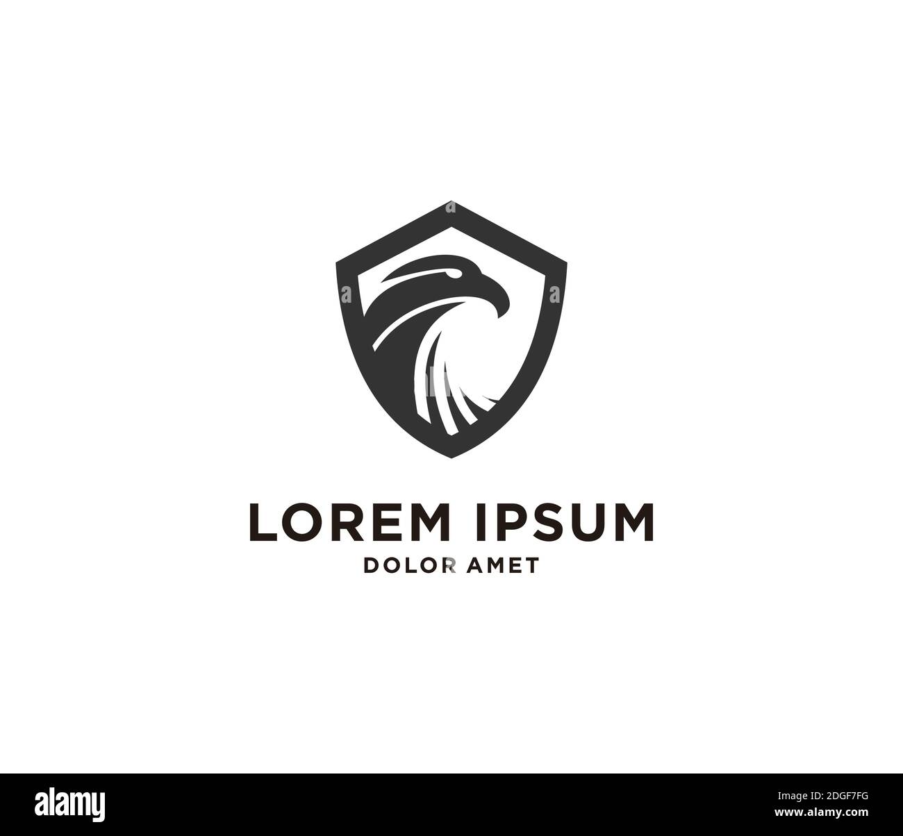 Eagle security logo hi-res stock photography and images - Alamy
