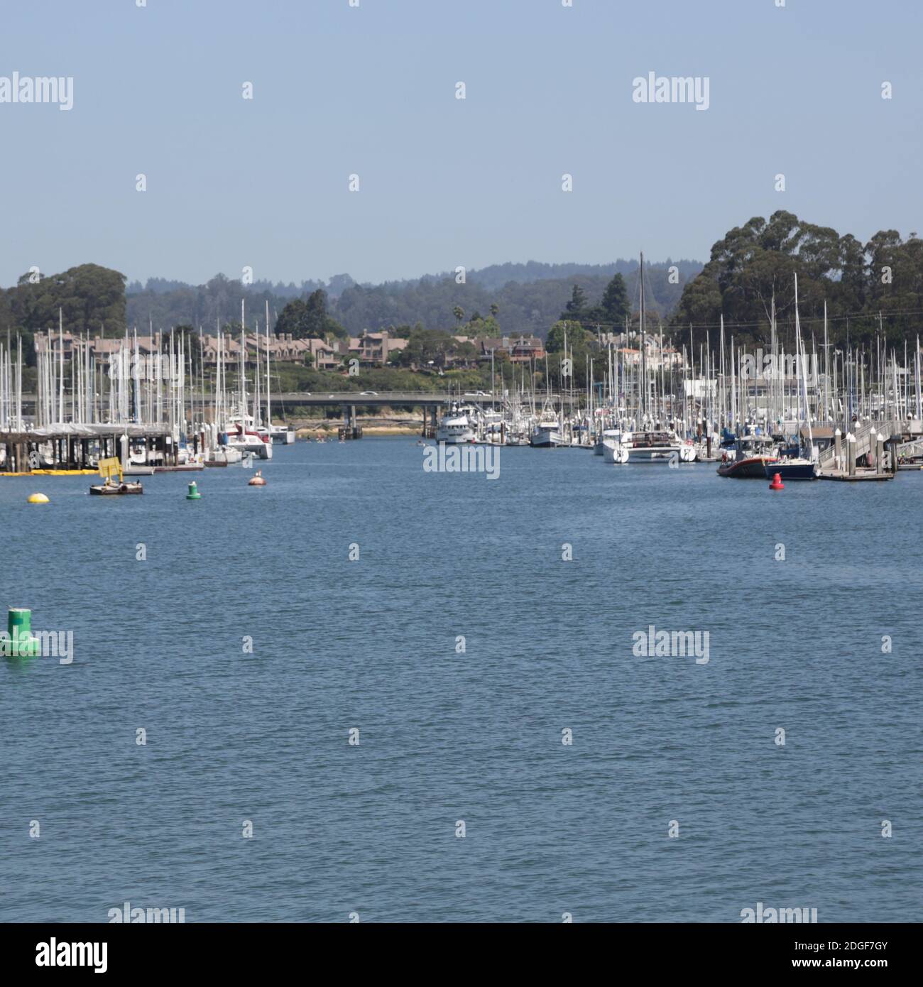 Santa cruz harbor tourist destination Stock Photo - Alamy