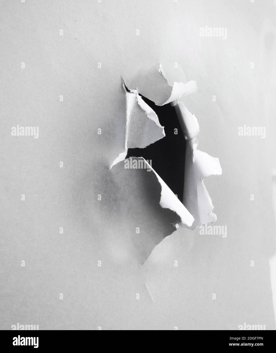 Paper tear side view hi-res stock photography and images - Alamy