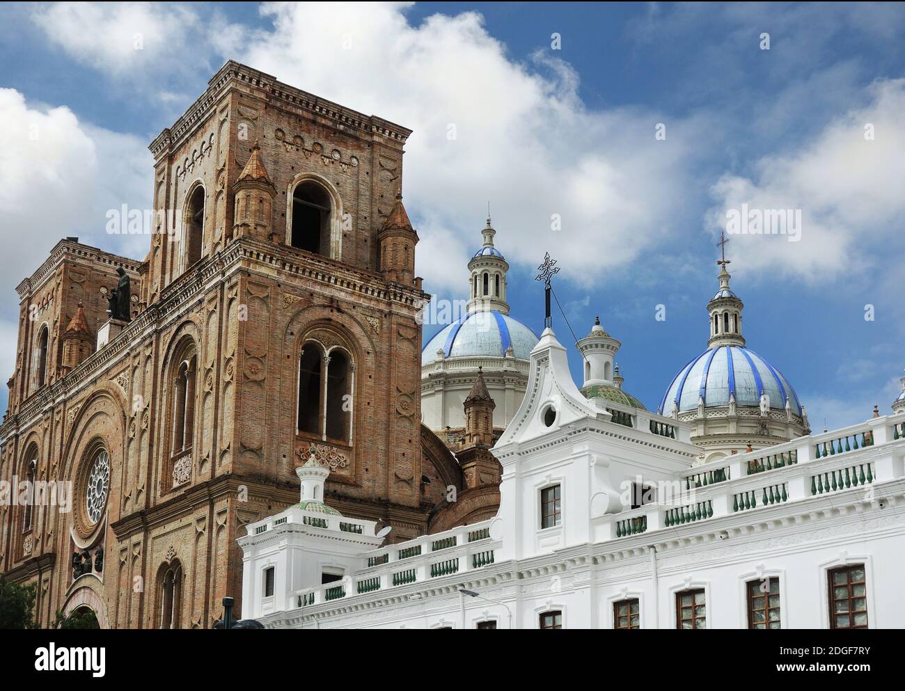 The New Cathedral church in Cuenca Ecuador Stock Photo - Alamy