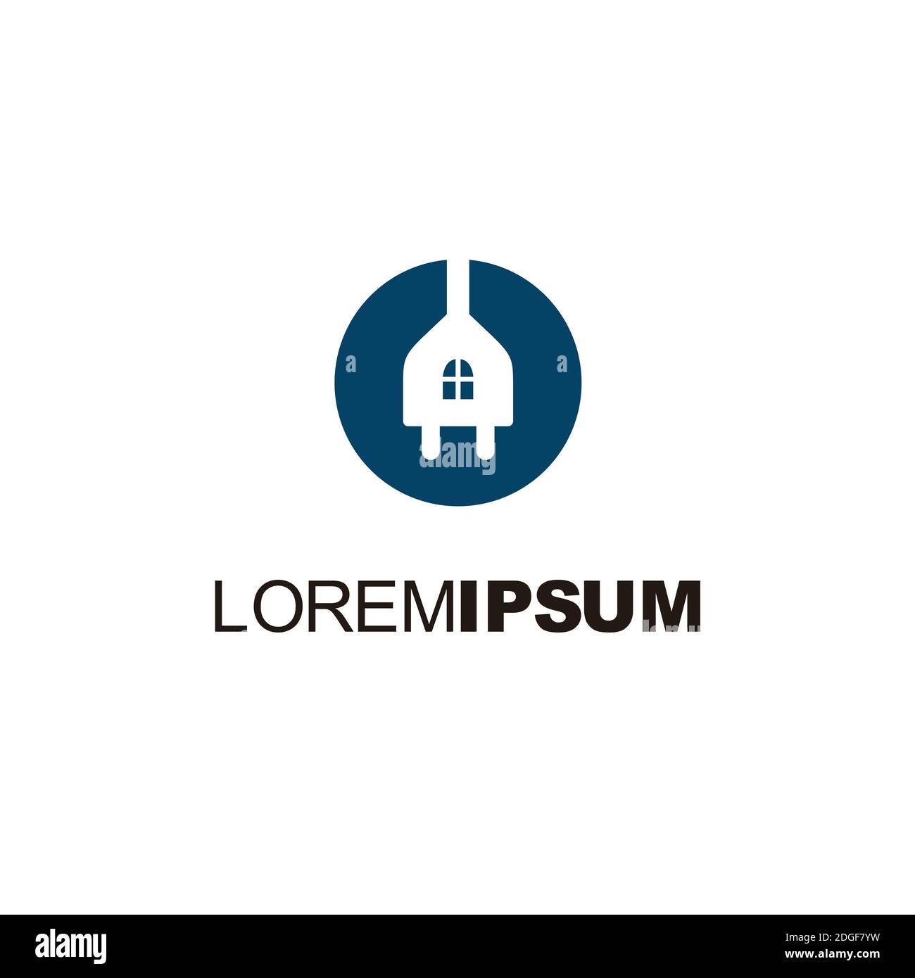 Electric battery bulb light Stock Vector Images - Alamy