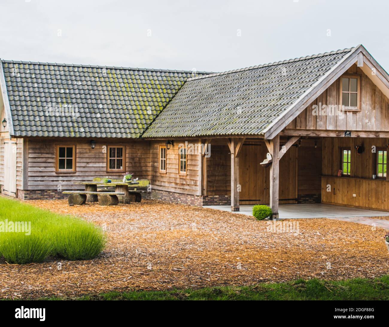 Old rustic and charming wooden house Stock Photo - Alamy