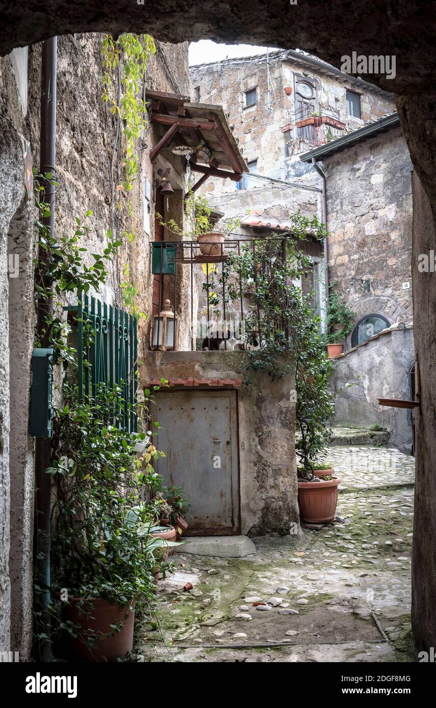 Calcata Italy High Resolution Stock Photography and Images - Alamy