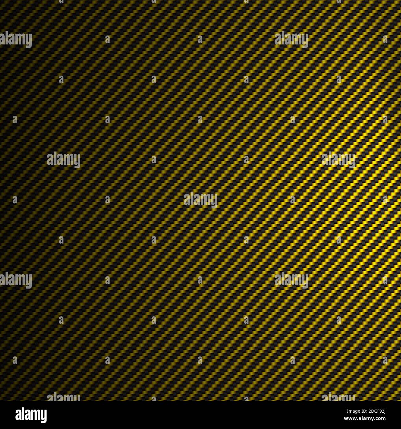 Realistic black and yellow abstract carbon background - illustration ...