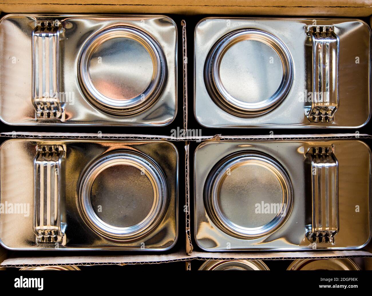 Blank metal box cardboard hi-res stock photography and images - Alamy