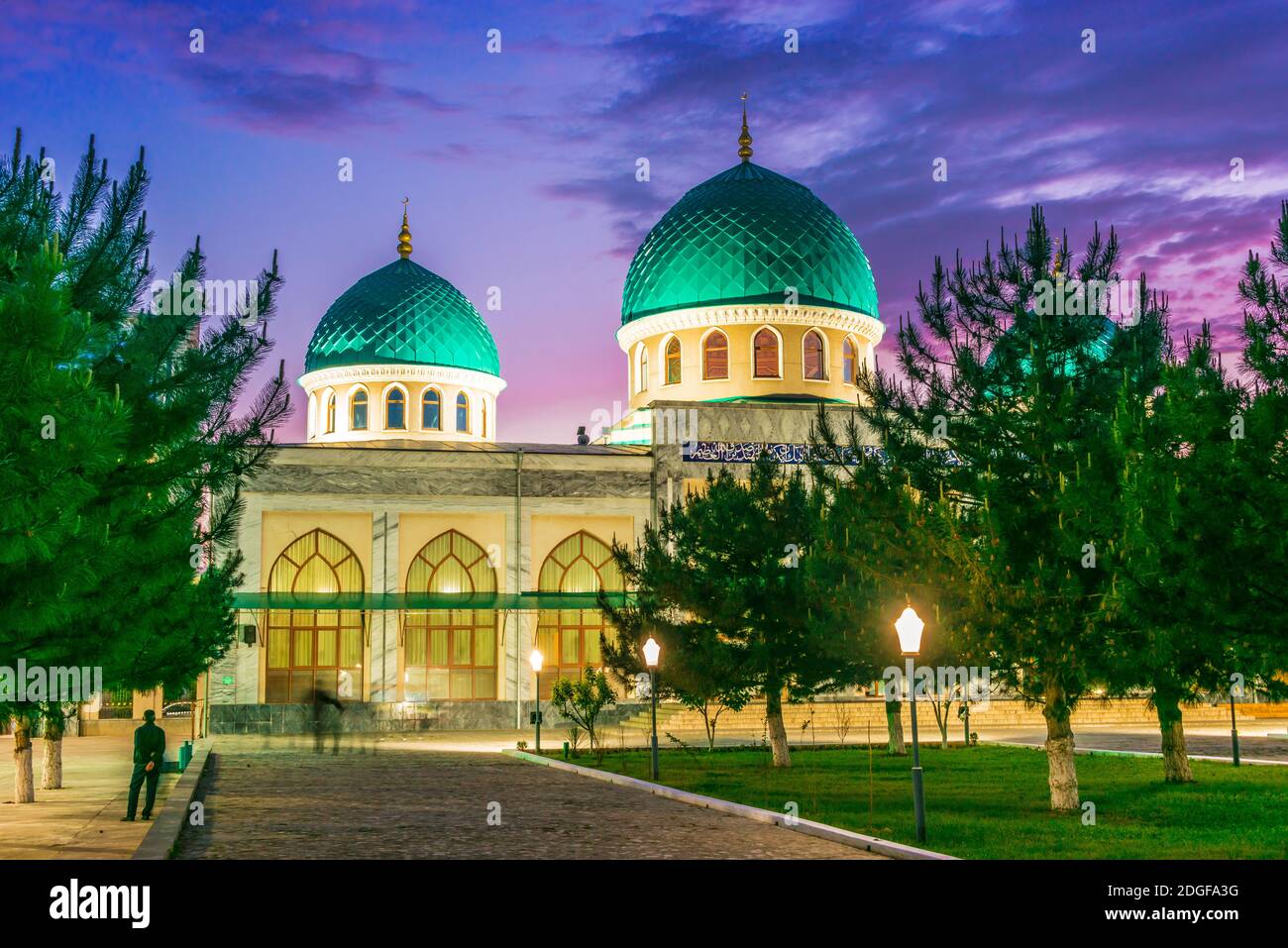 Khoja Ahror Valiy mosque known as the Jama or Dzhuma Mosque in Tashkent ...