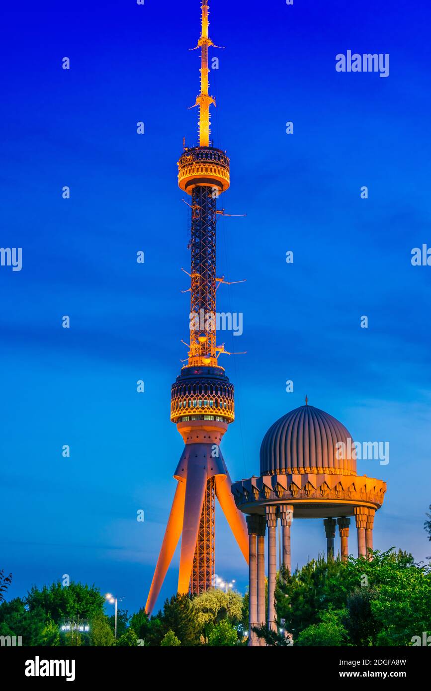 Tashkent Television Tower, Uzbekistan Stock Photo - Alamy